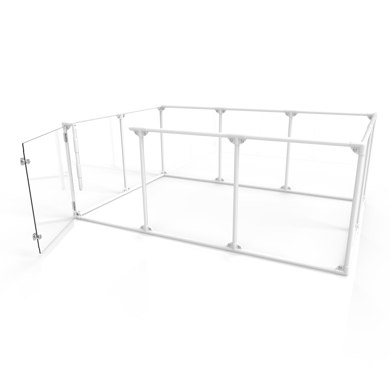 27" Large Pet Pen, Transparent Pet Pen, Clearly Loved Pets