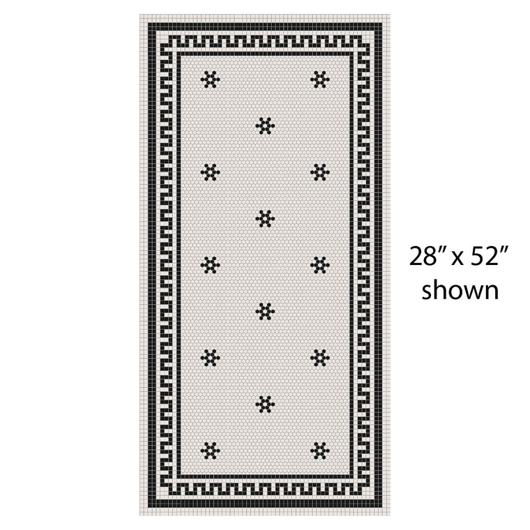 Rome Vinyl Pen Mat – Clearly Loved Pets